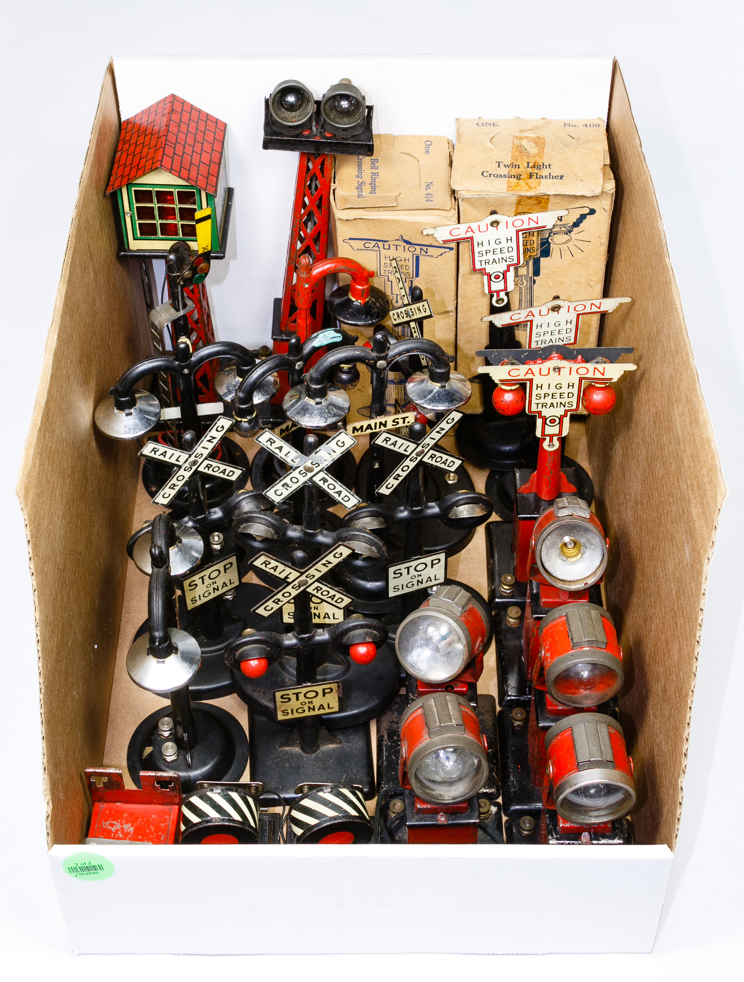 Marx Model Train Signal Light Assortment