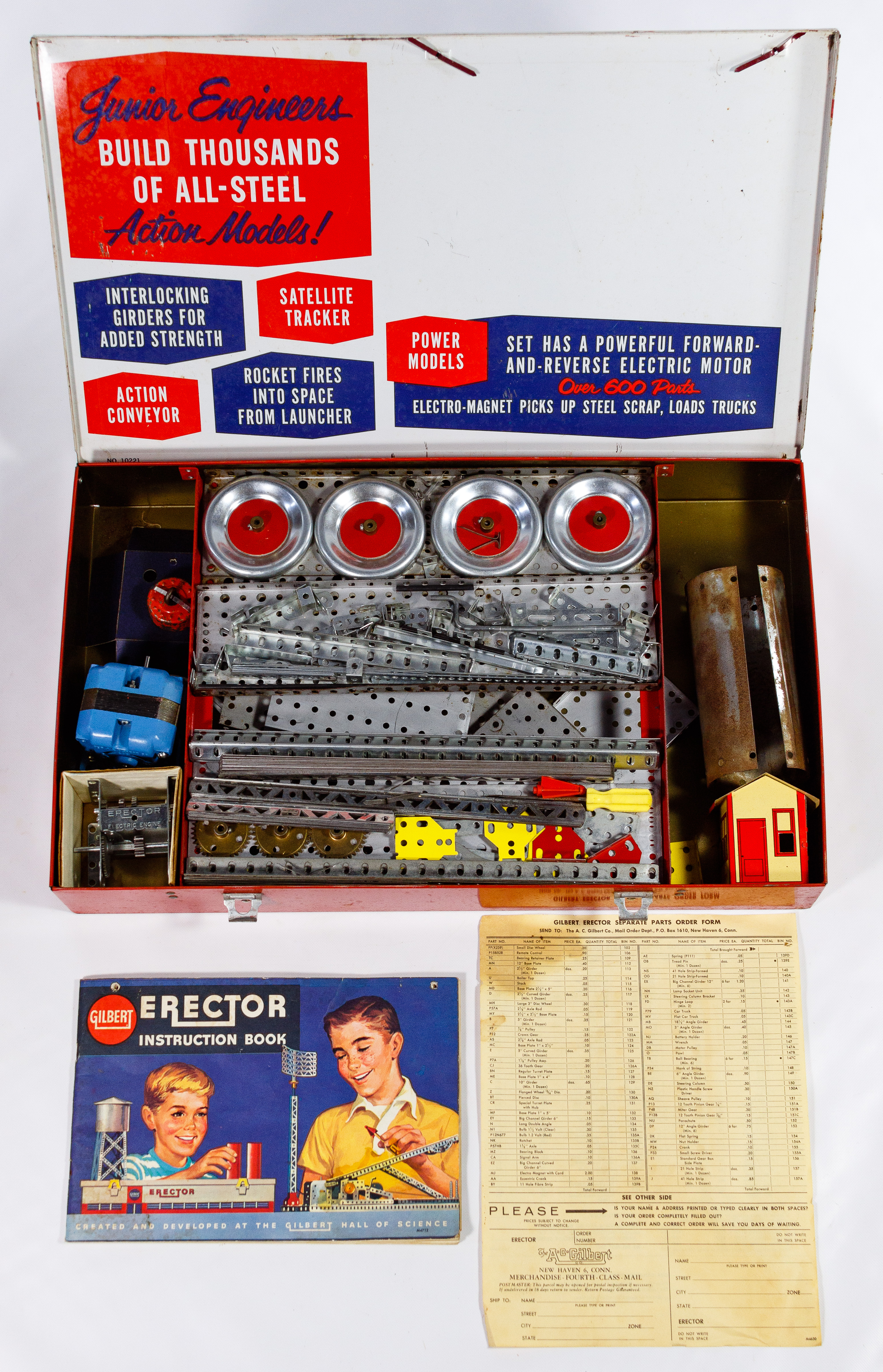 AC Gilbert Erector Set Assortment