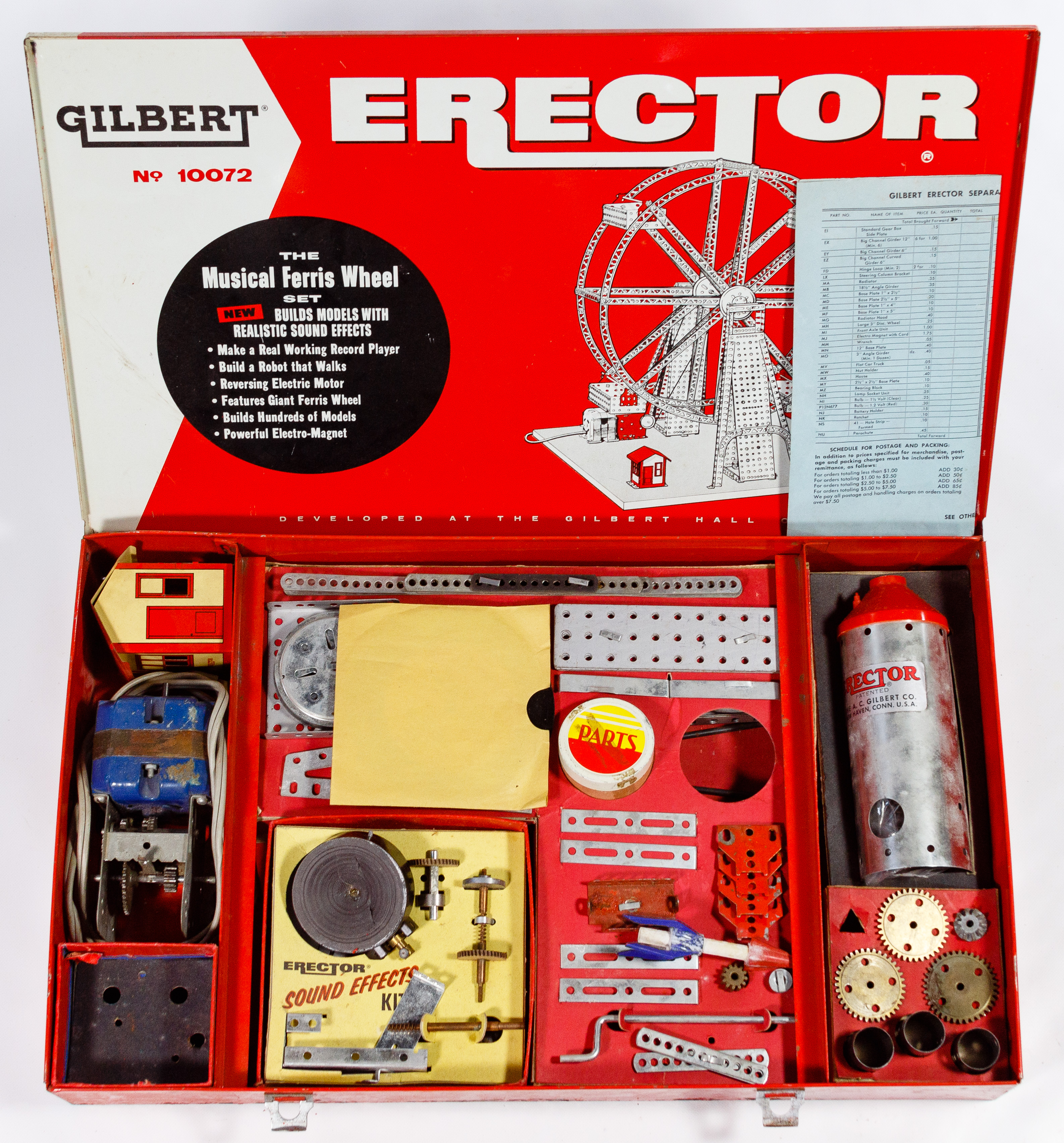 AC Gilbert Erector Set Assortment