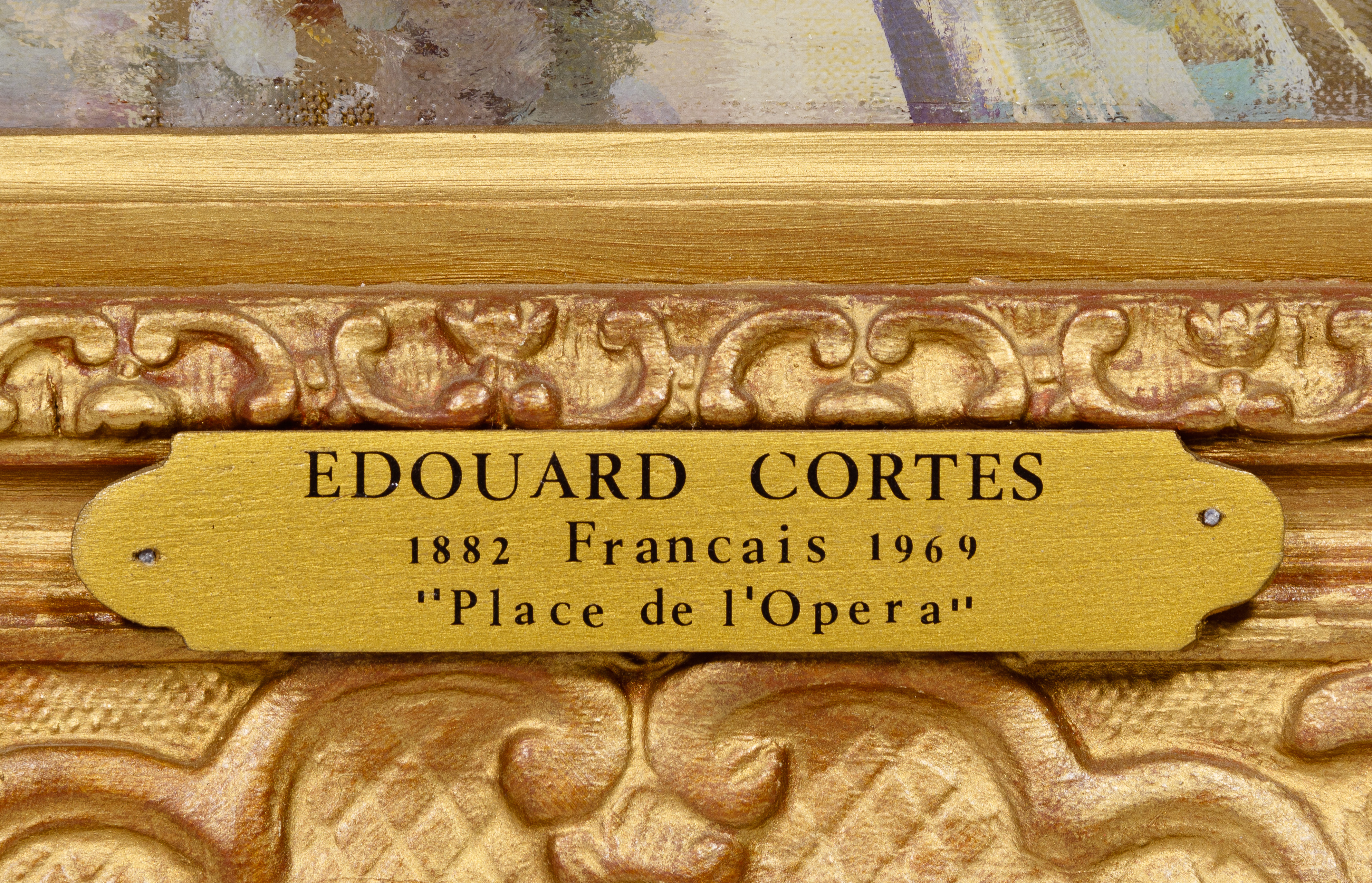 Edouard Cortes (French, 1882-1969) 'Avenue de l'Opera'