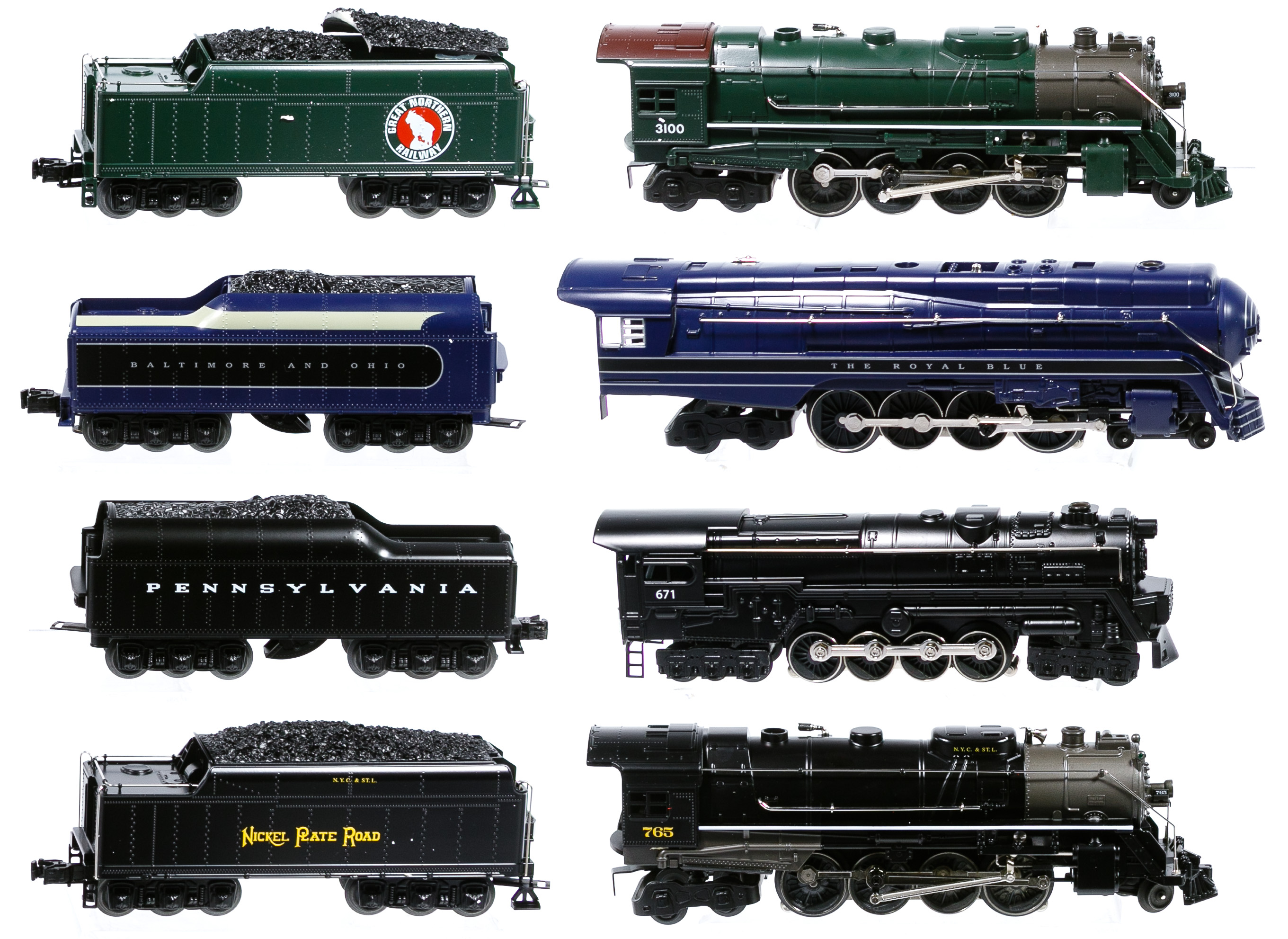 Williams Model Train O-Gauge Assortment