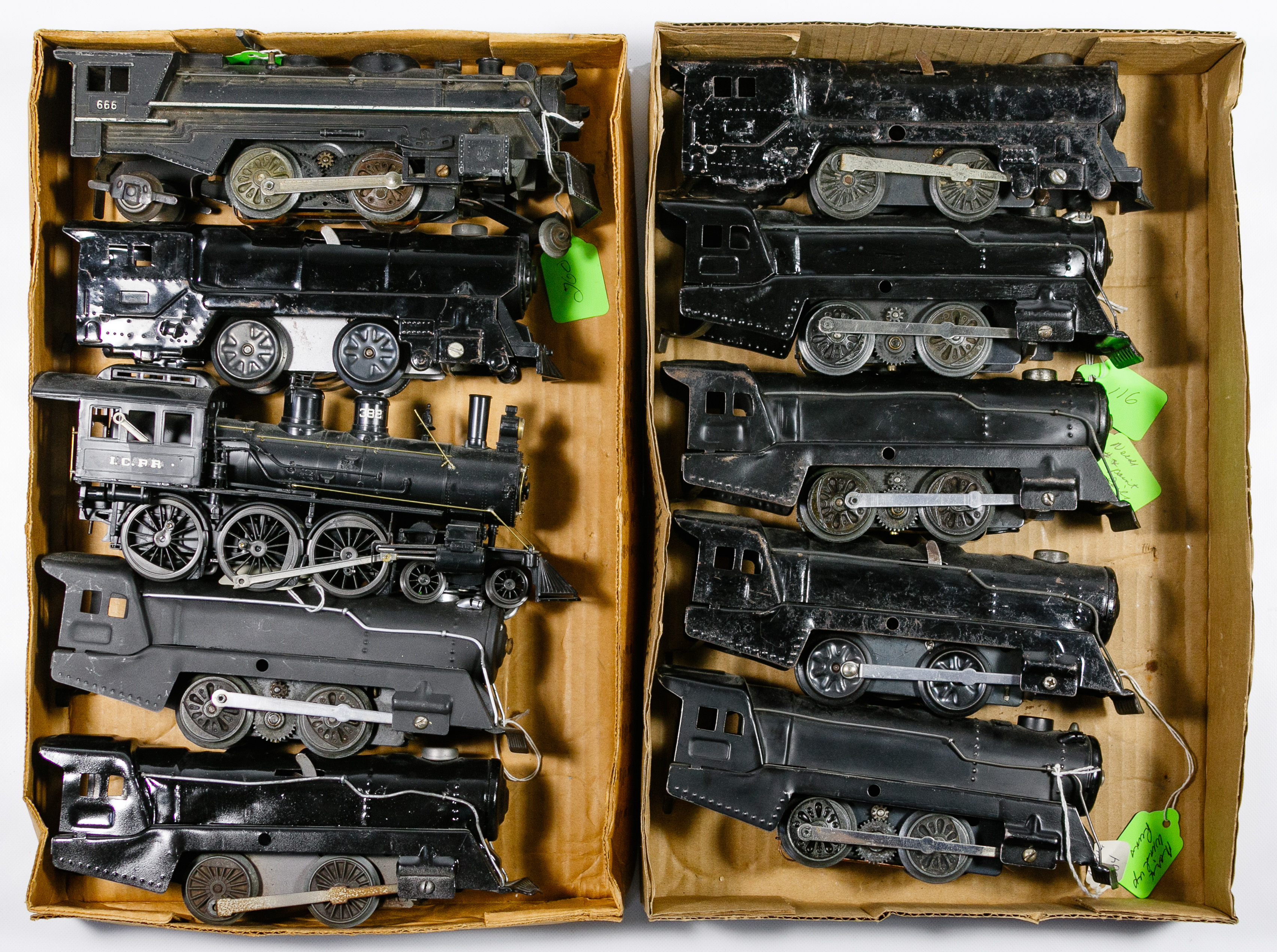 Marx Model Train Locomotive Assortment