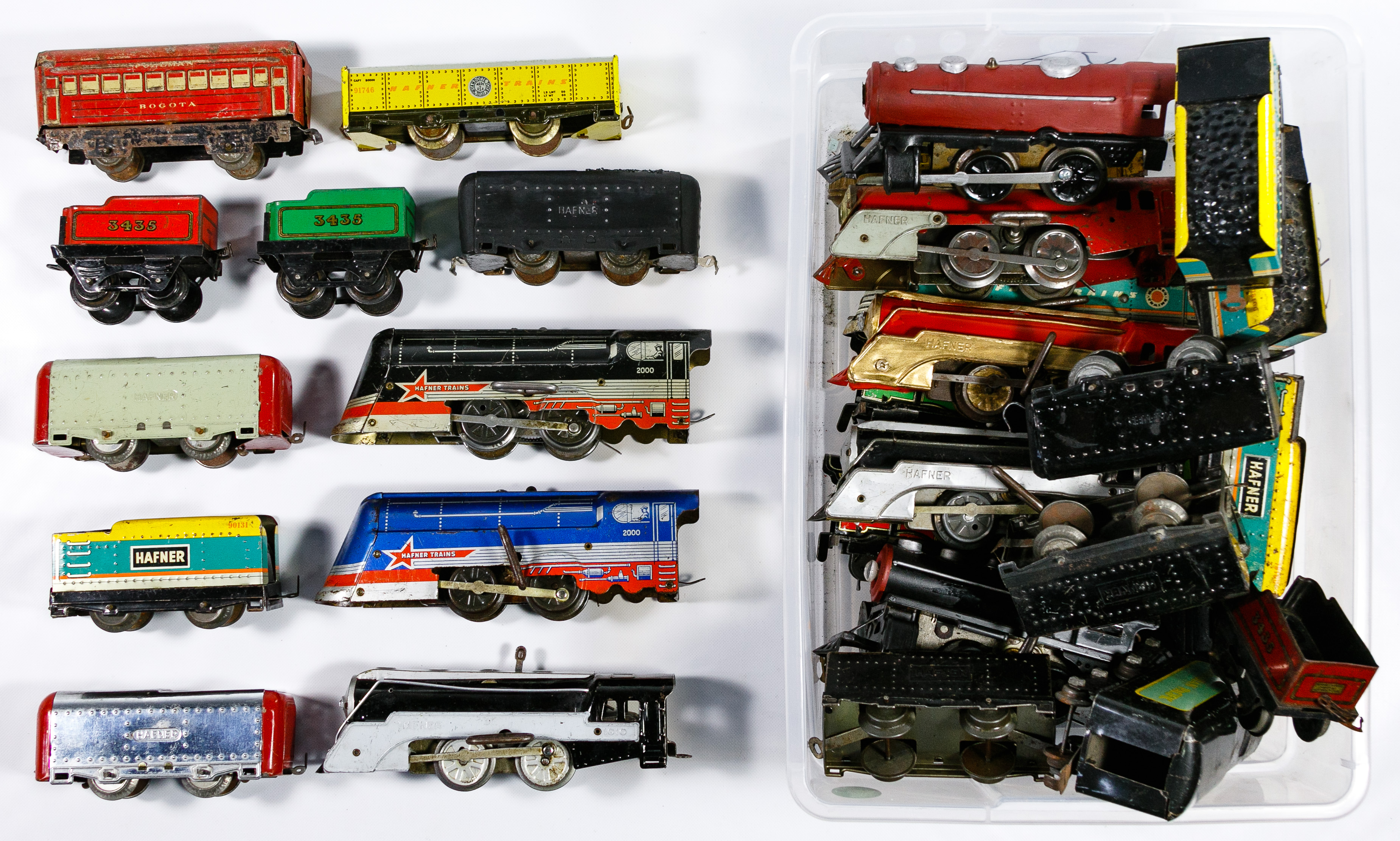 Hafner and Marx Model Train Assortment