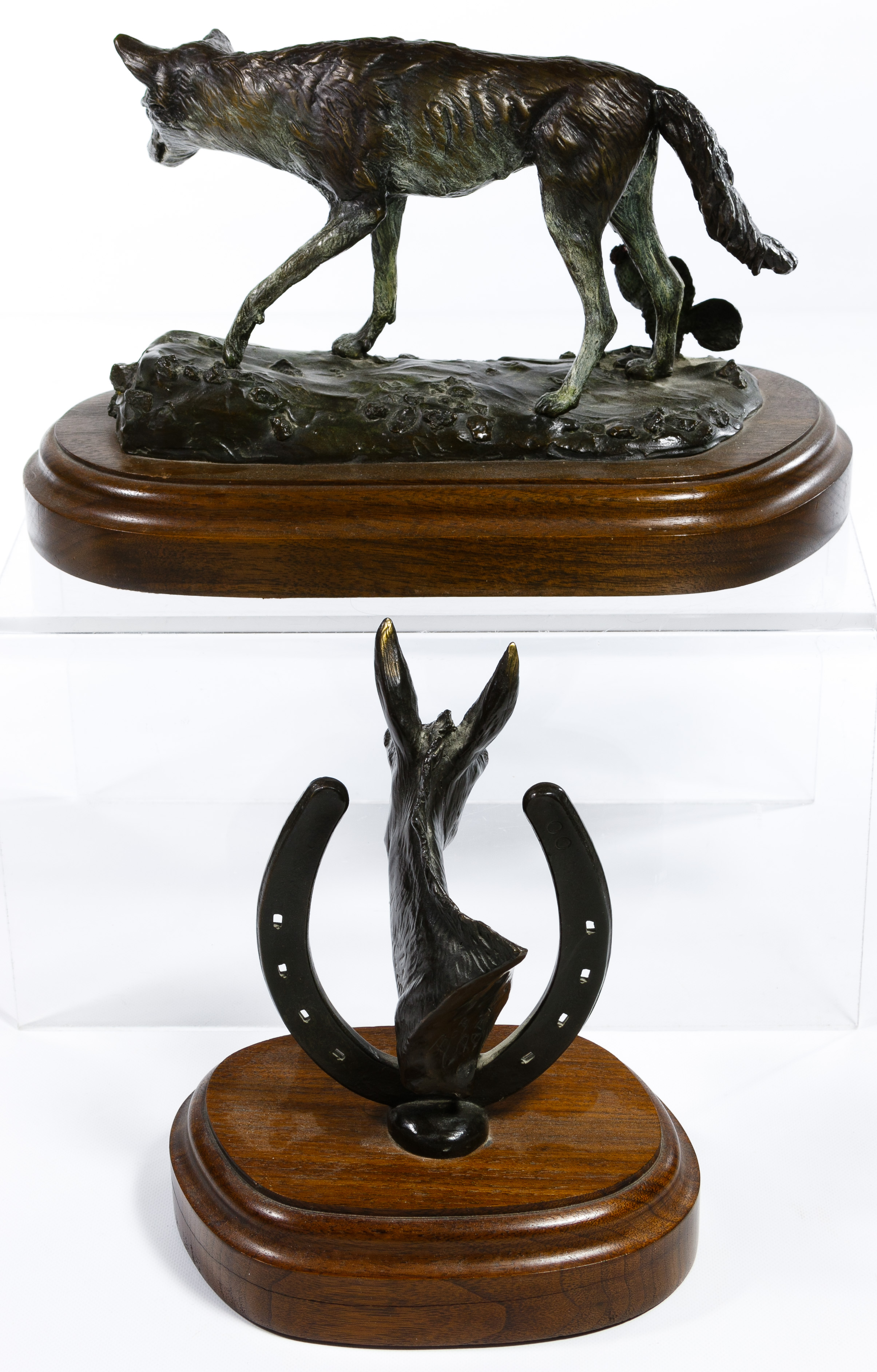 Bob Parks (American, 1943-2017) Bronze Statues