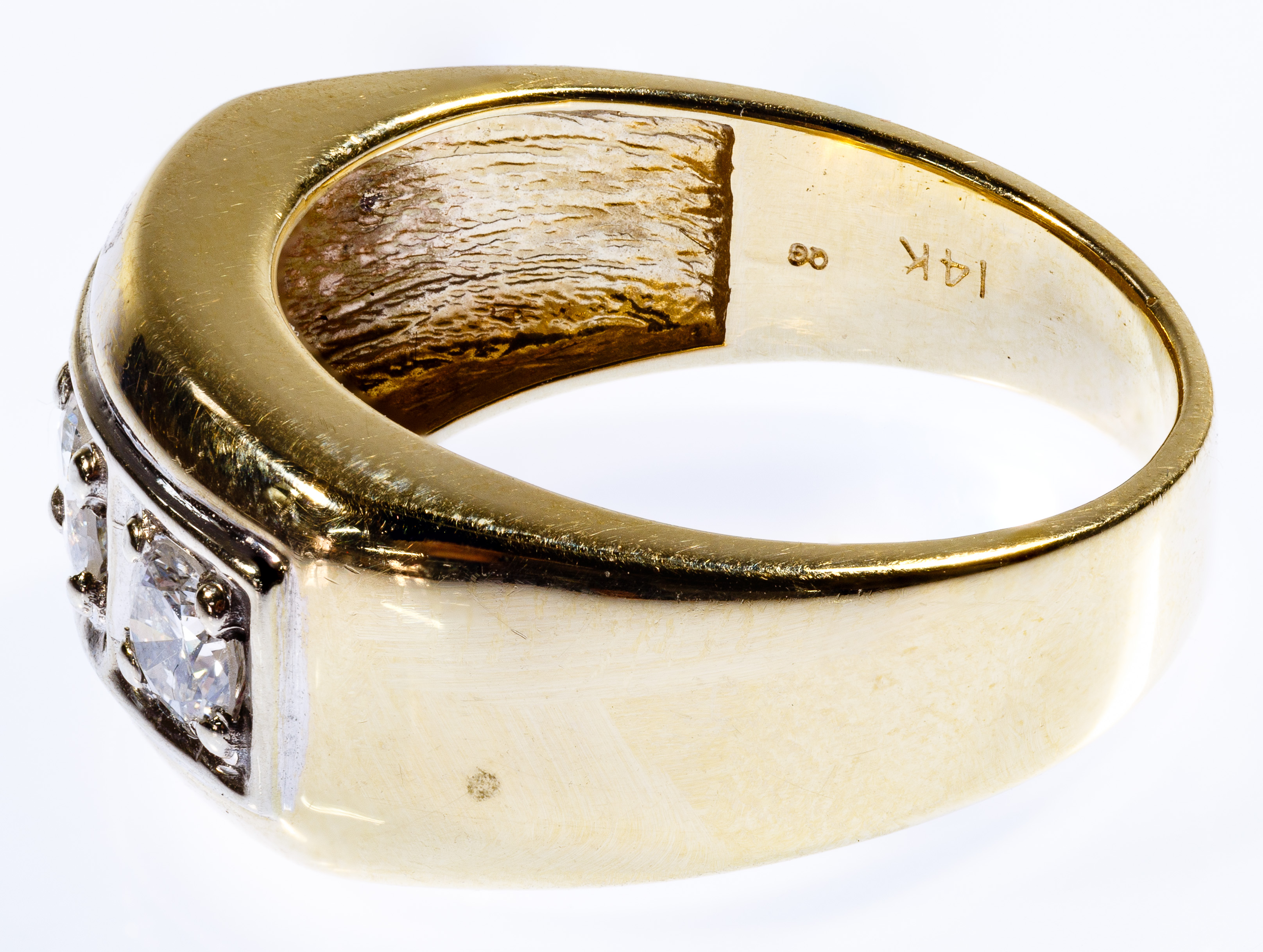 14k Gold and Diamond Ring