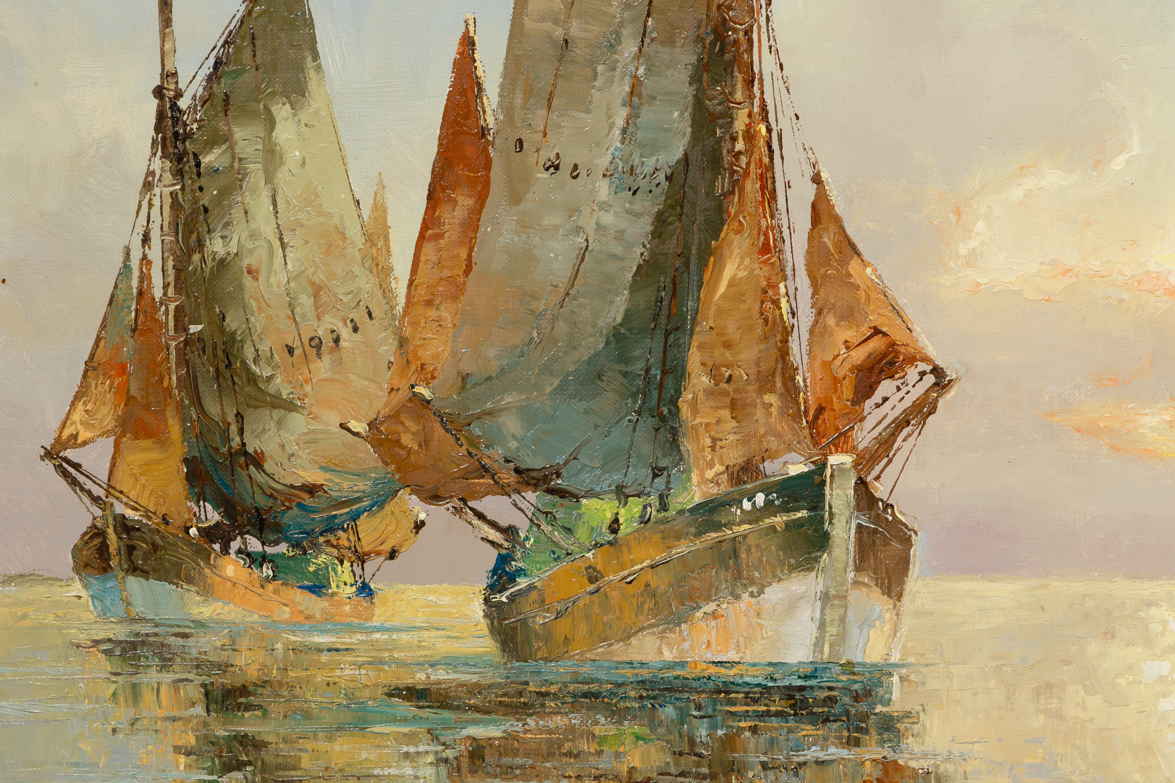 Franz Ambrasath (German, 1889-1974) Oil on Canvas