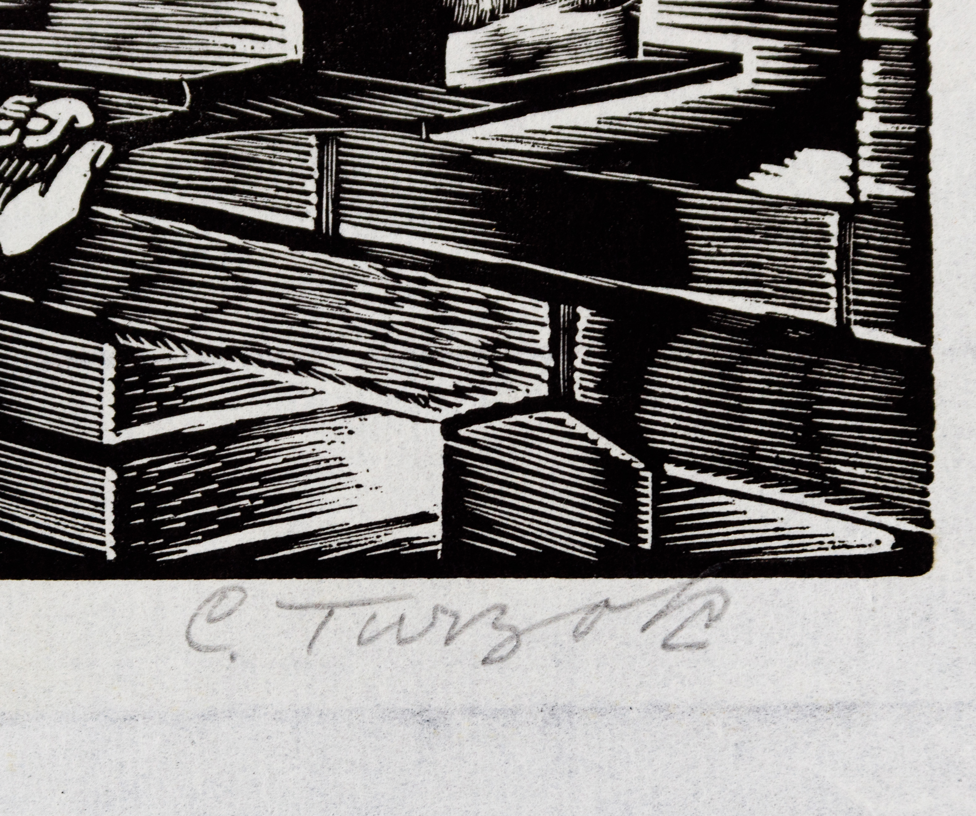 Charles Turzak (American, 1899-1985) Woodcut Assortment