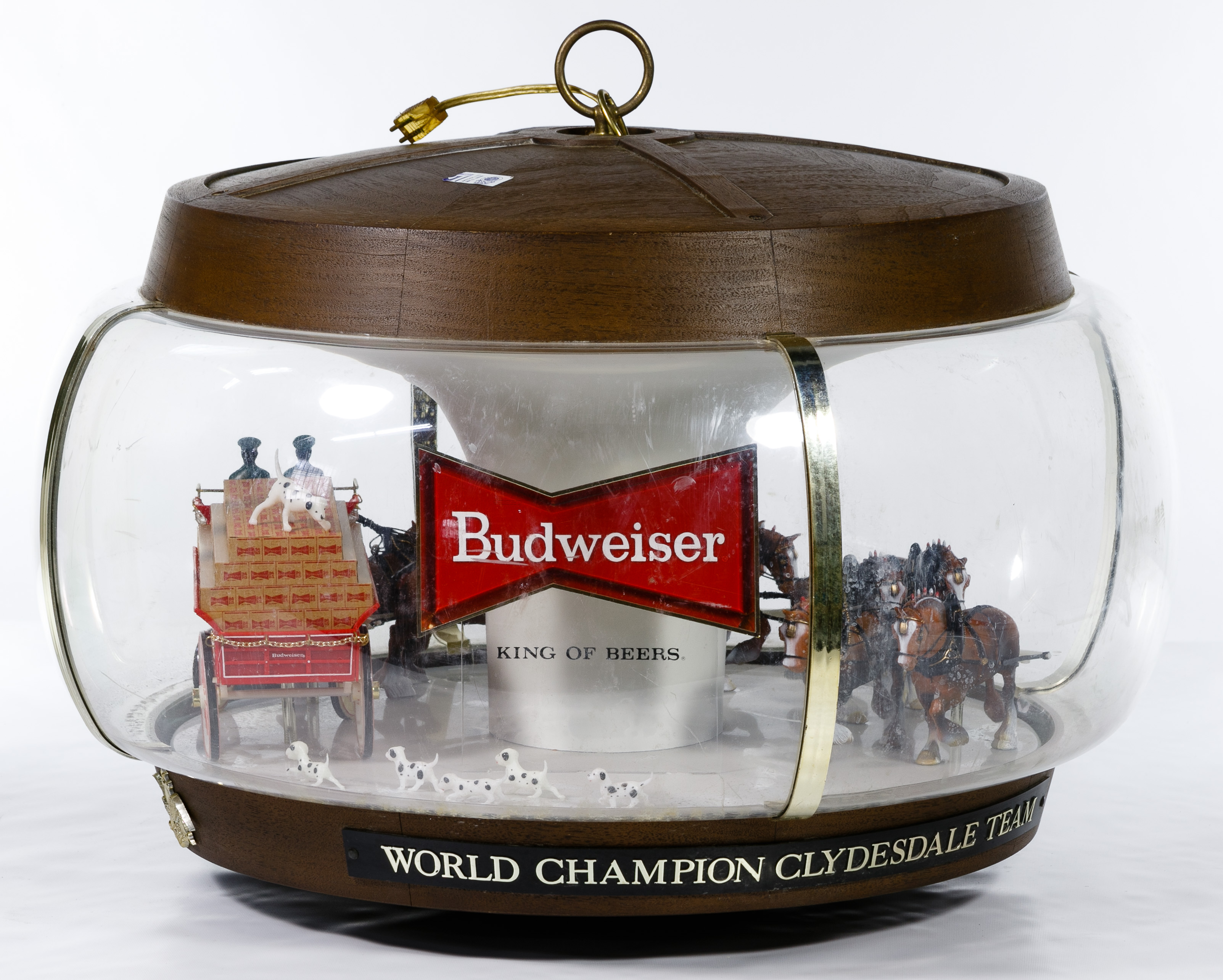 Budweiser Rotating Light Fixture