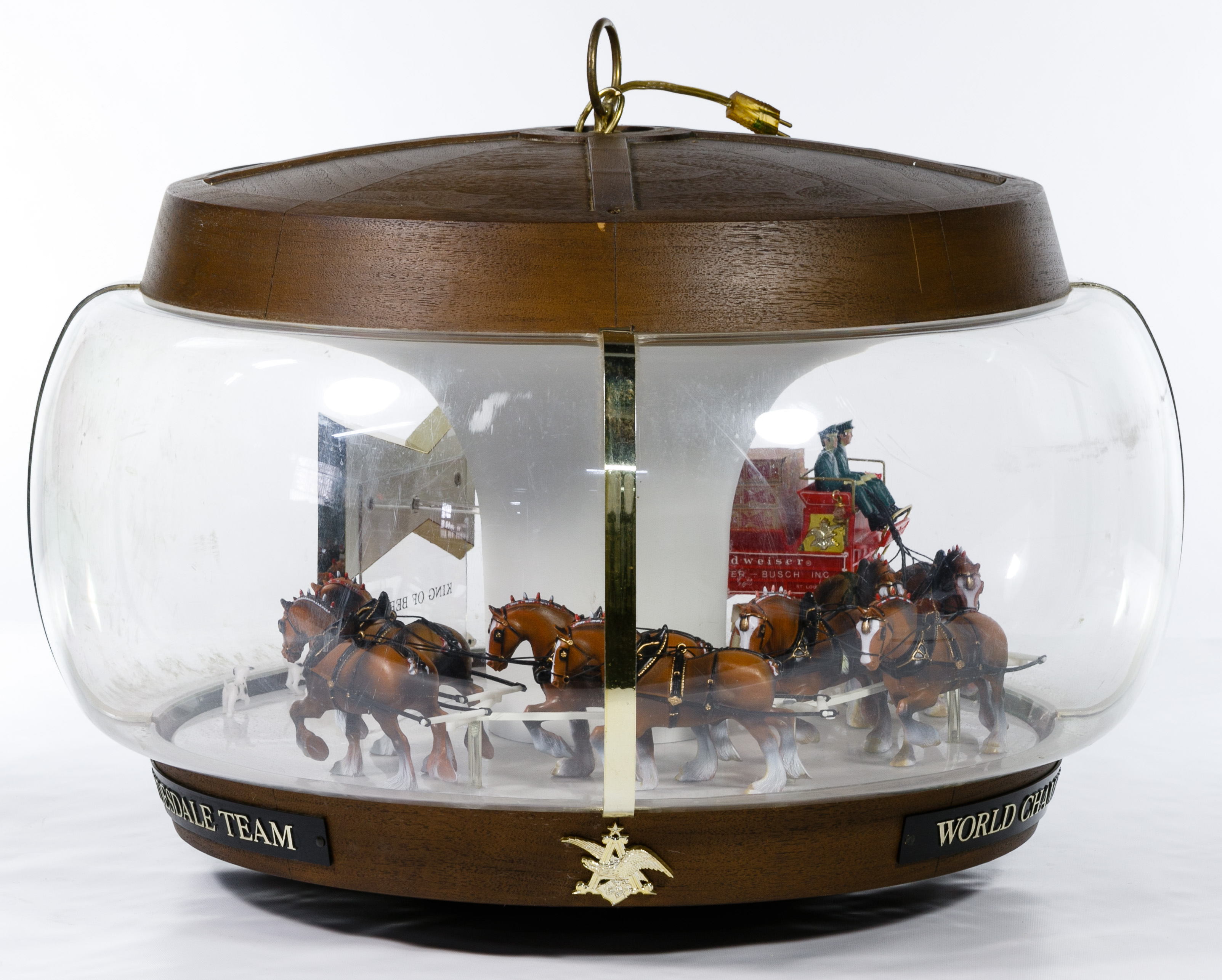 Budweiser Rotating Light Fixture