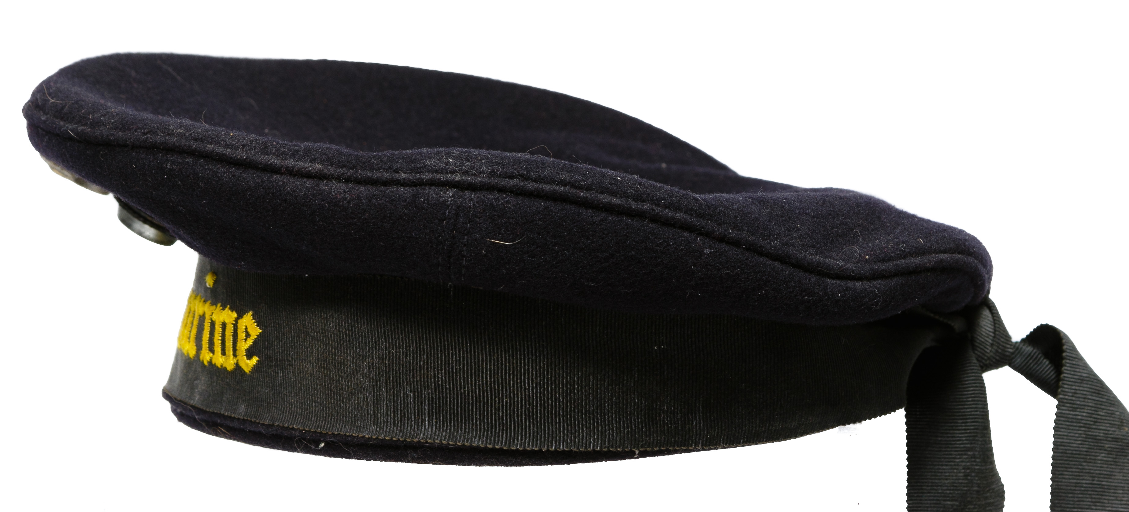 Sold Price: World War II Era German 'Kriegsmarine' German Sailor Cap ...