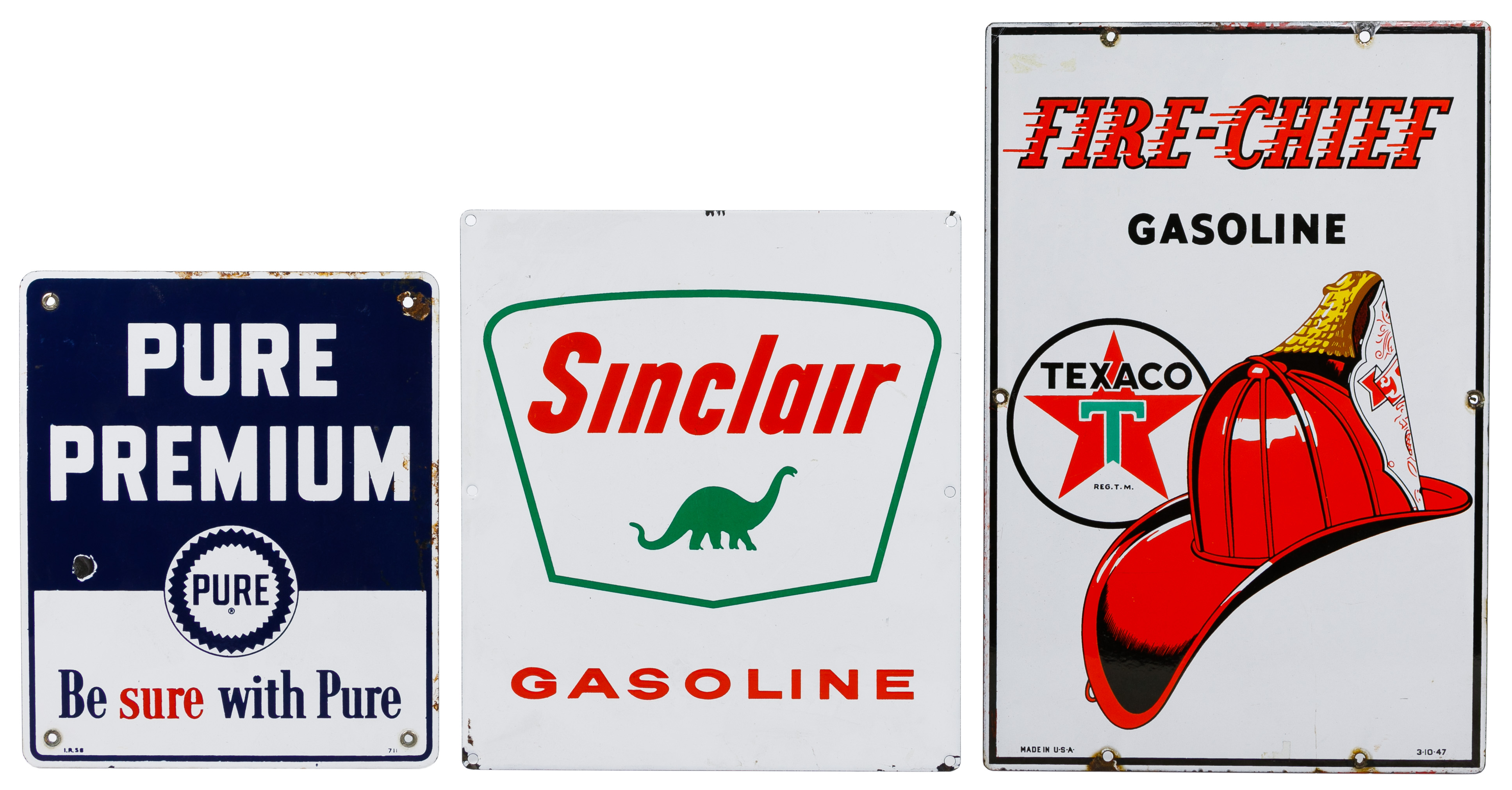 Reproduction Enamel Advertising Sign Assortment - Sep 15, 2019 ...