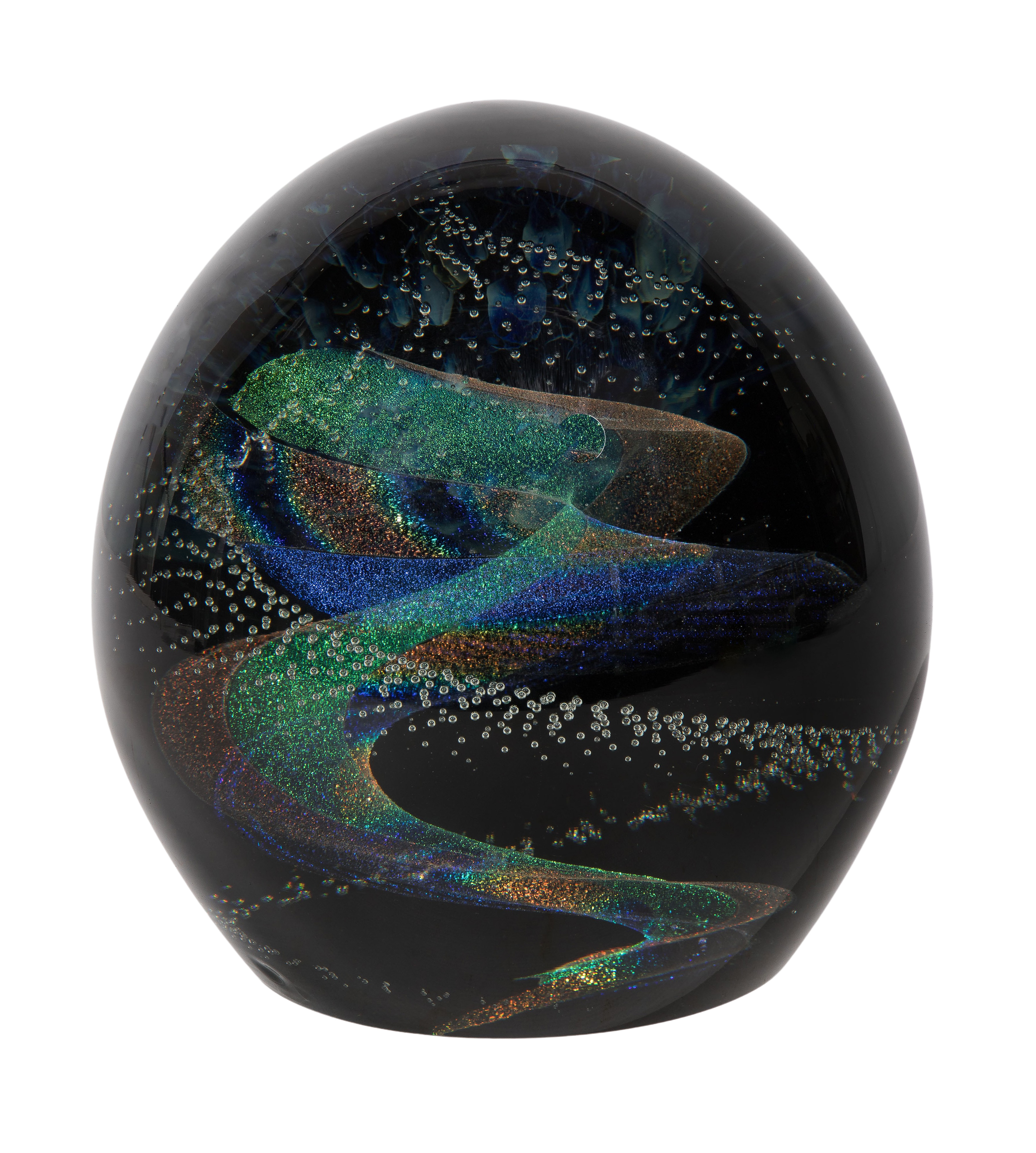 Rollin Karg (american, B.1944) Art Glass Paperweight Auction