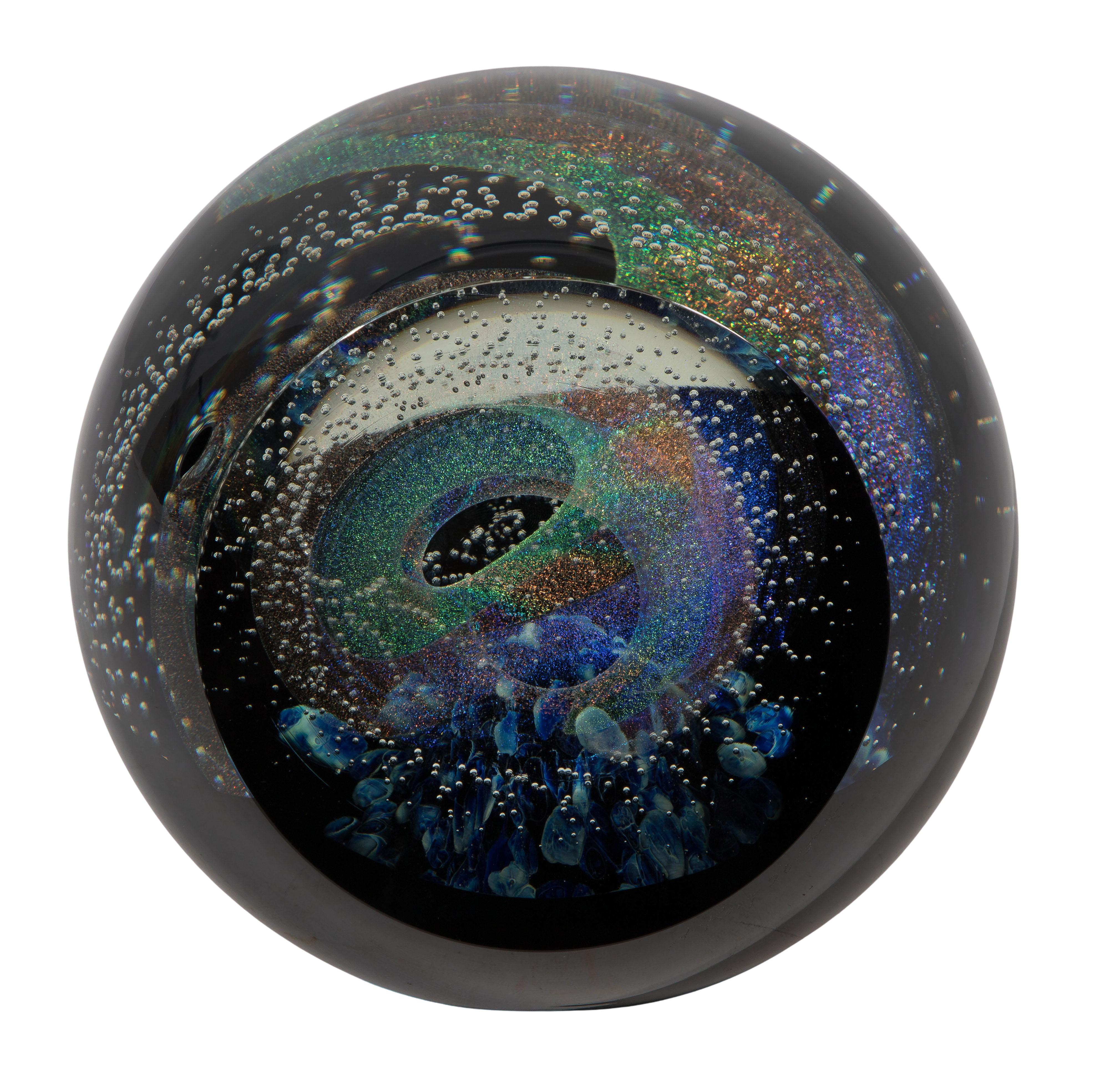 Rollin Karg (american, B.1944) Art Glass Paperweight Auction
